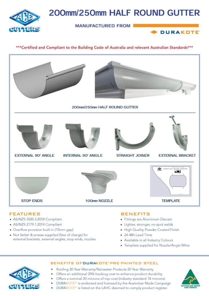 Brochures and Warranties – Ace Gutters